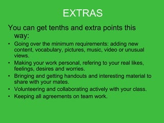 Class rules and grades | PPTX