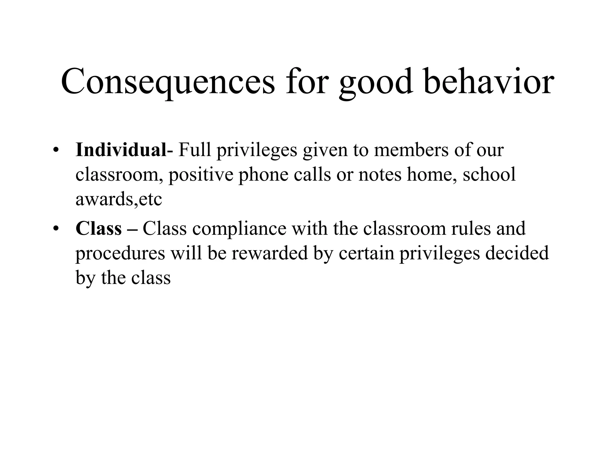 Class rules and proceures 13 | PPTX