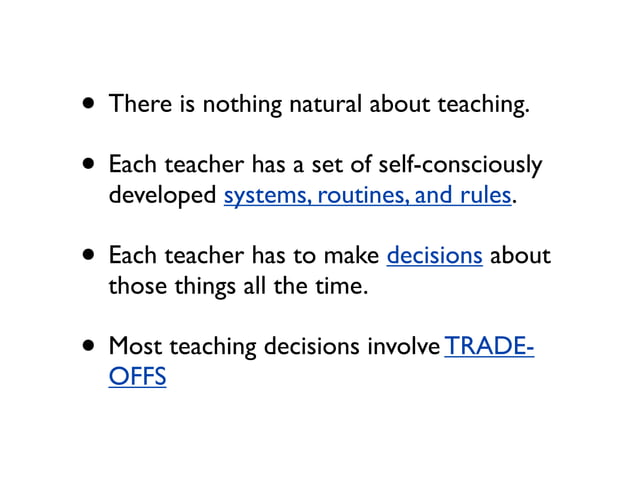 Classroom Rules & Routines, and Teacher Moves | PDF