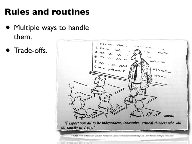 Classroom Rules & Routines, and Teacher Moves | PDF