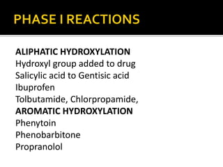 Classs drug metabolism | PPT