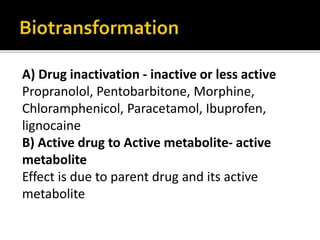 Classs drug metabolism | PPT