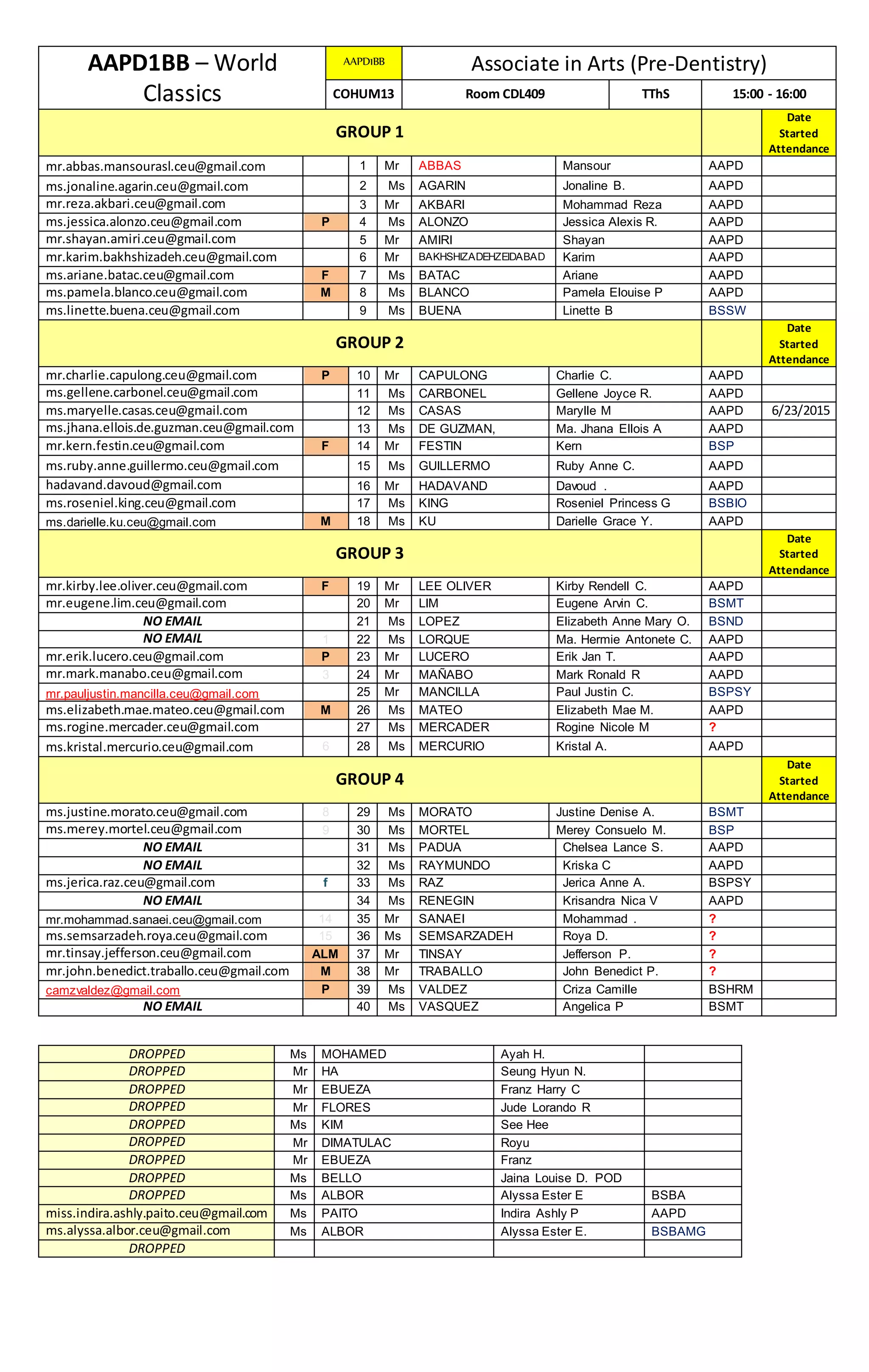 Class Seating Plan AAP 1BB | DOCX
