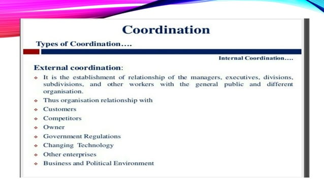Coordination Ppt