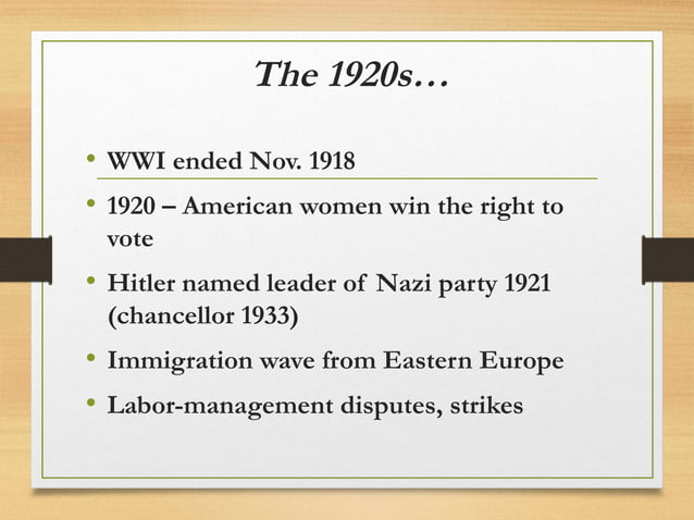 Class session 2 lindeman's era in the u.s. | PPT