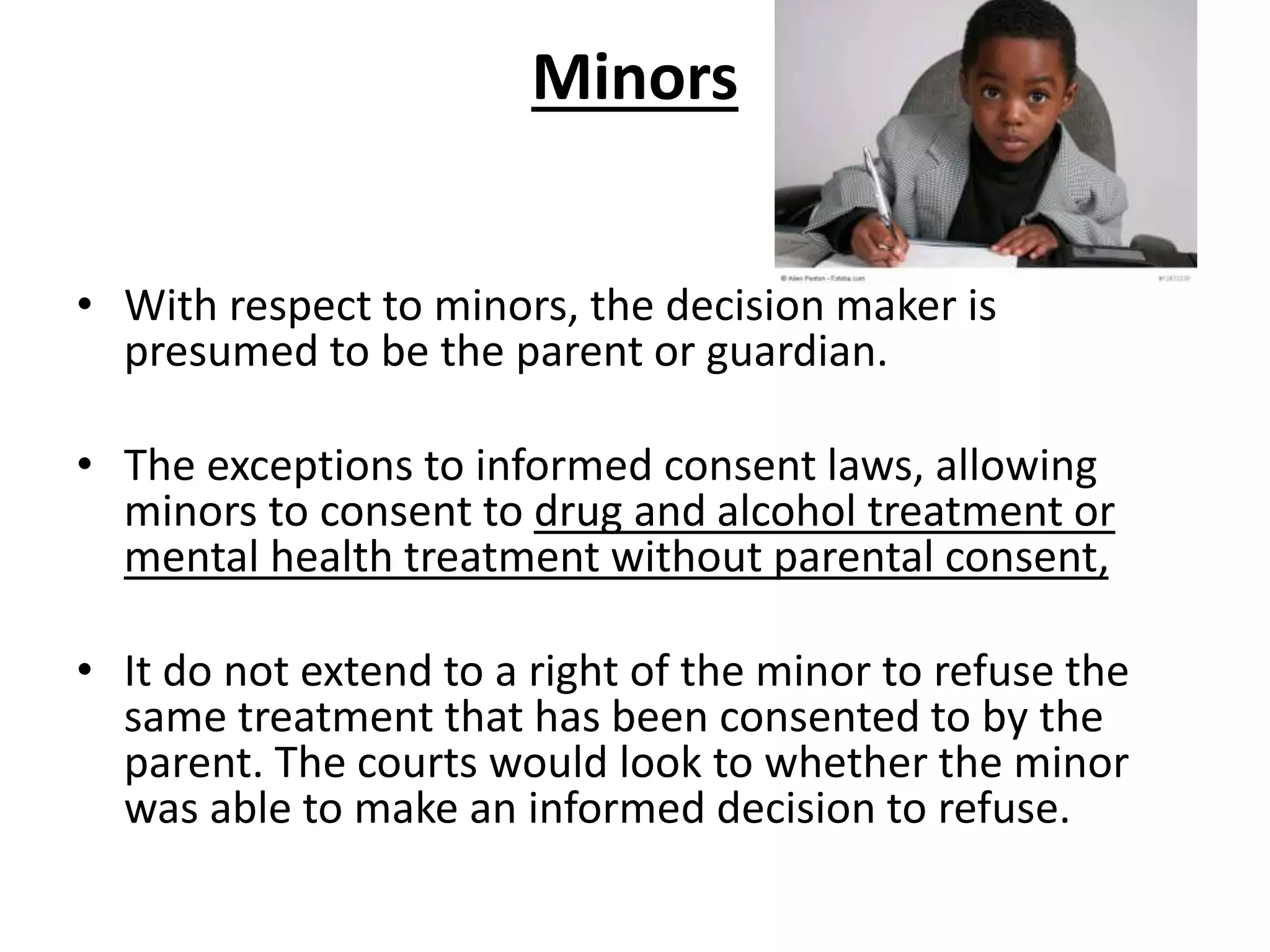 Class session 20 refusal to treatment | PPTX