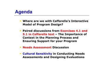 Class session 3 program ideas and needs assessment | PPT