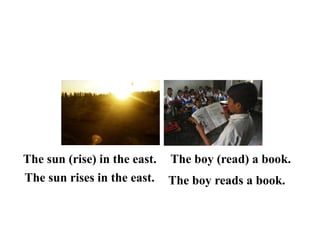 Class seven english 2nd right form of verbs c | PPTX