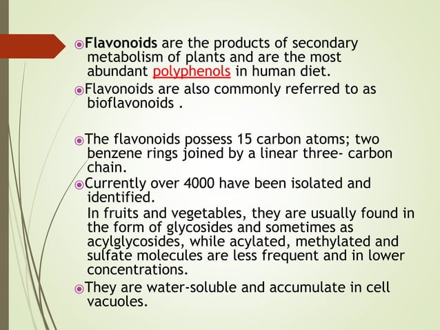 Flavonoids Classification | PPTX