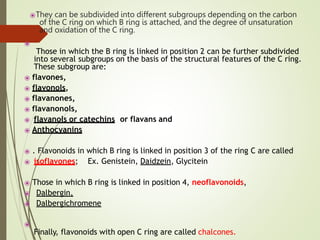 Flavonoids Classification | PPTX