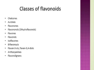 Flavonoids Classification | PPTX