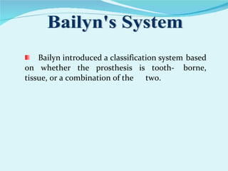 Classsification of rpd | PPT