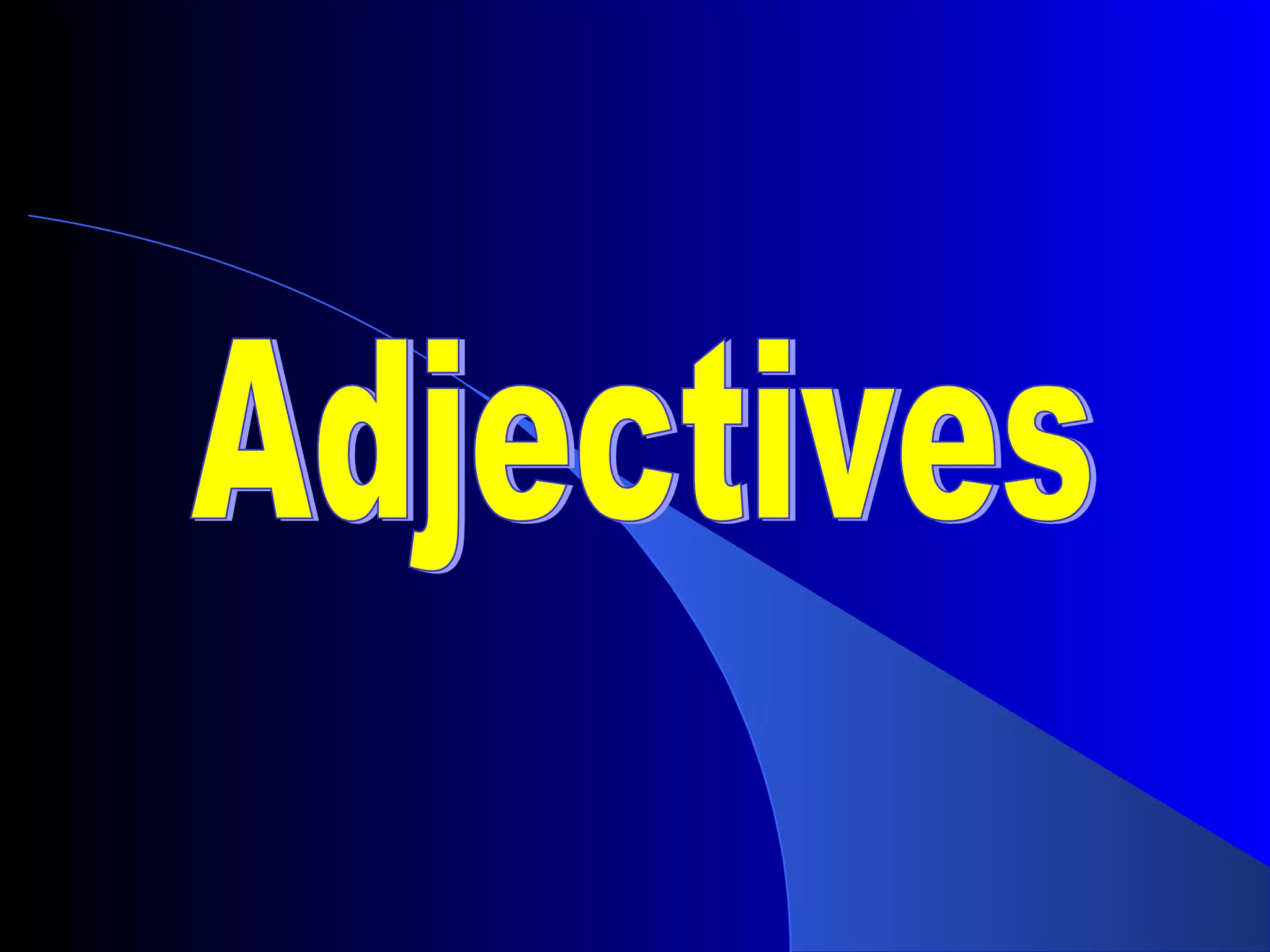 Class six english 2nd paper adjective | PPT