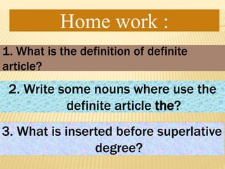 Class six english 2nd paper article | PPTX | Geography | Science