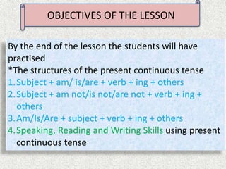 Class six english 2nd paper present continuous tense (2) | PPTX ...
