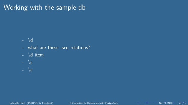 Basic postgresql tutorial - myirety Basic postgresql tutorial - myirety