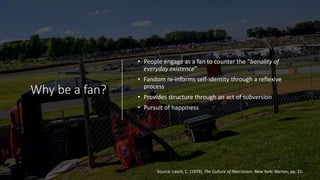 Sports events and fan culture | PPTX