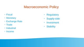 Fiscal and Monetary Macroeconomic Policy | PDF