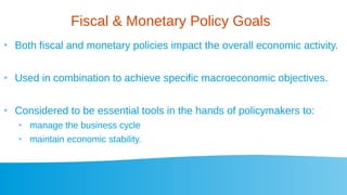 Fiscal and Monetary Macroeconomic Policy | PDF