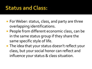 Class, Satus, Party - By Fatima Ashaq | PPT