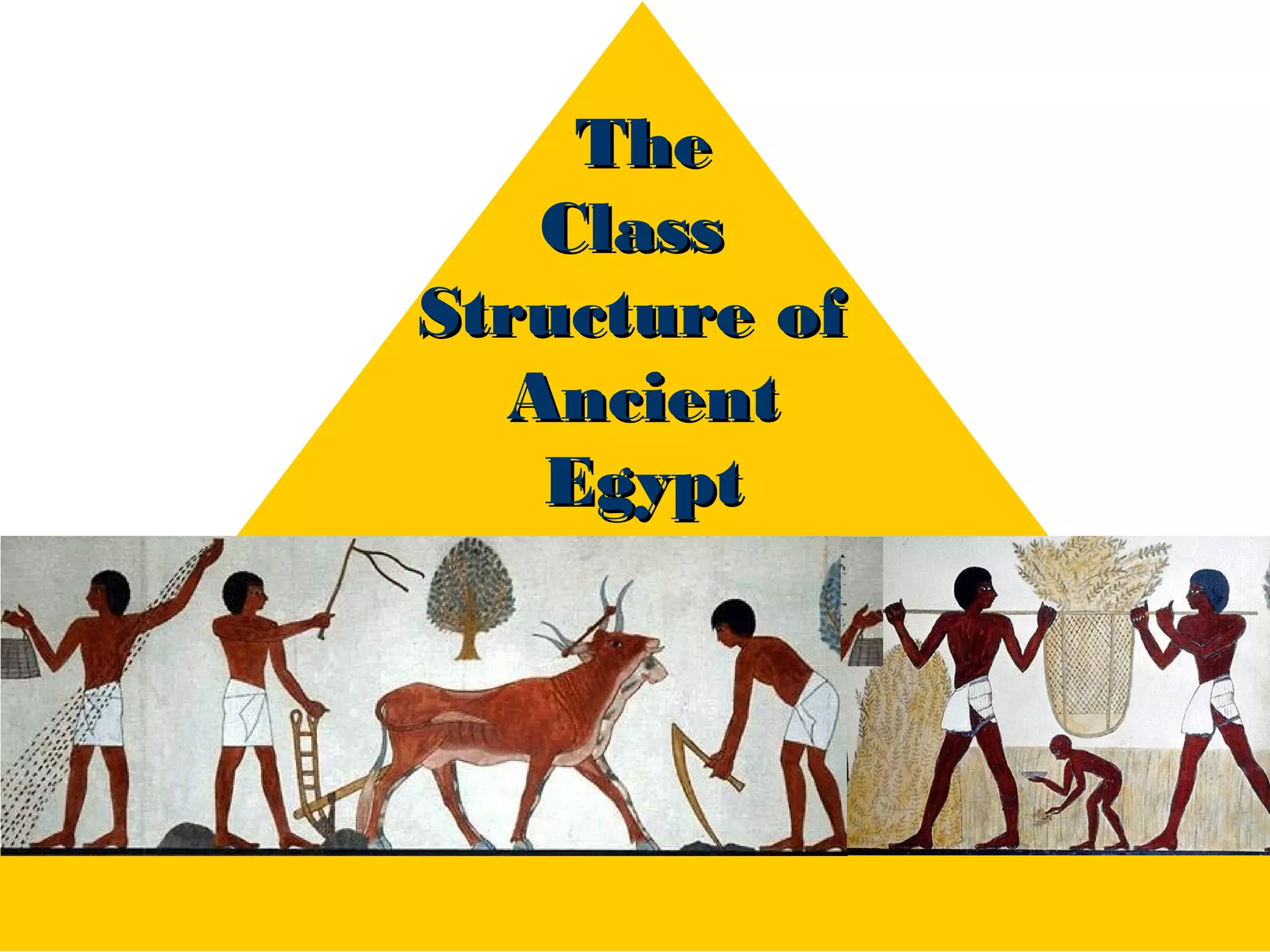 Class structure of ancient egypt powerpoint | PPT | Land and Farms ...