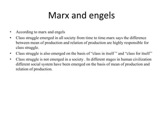 Class struggle By Karl Marx ppt | PPTX