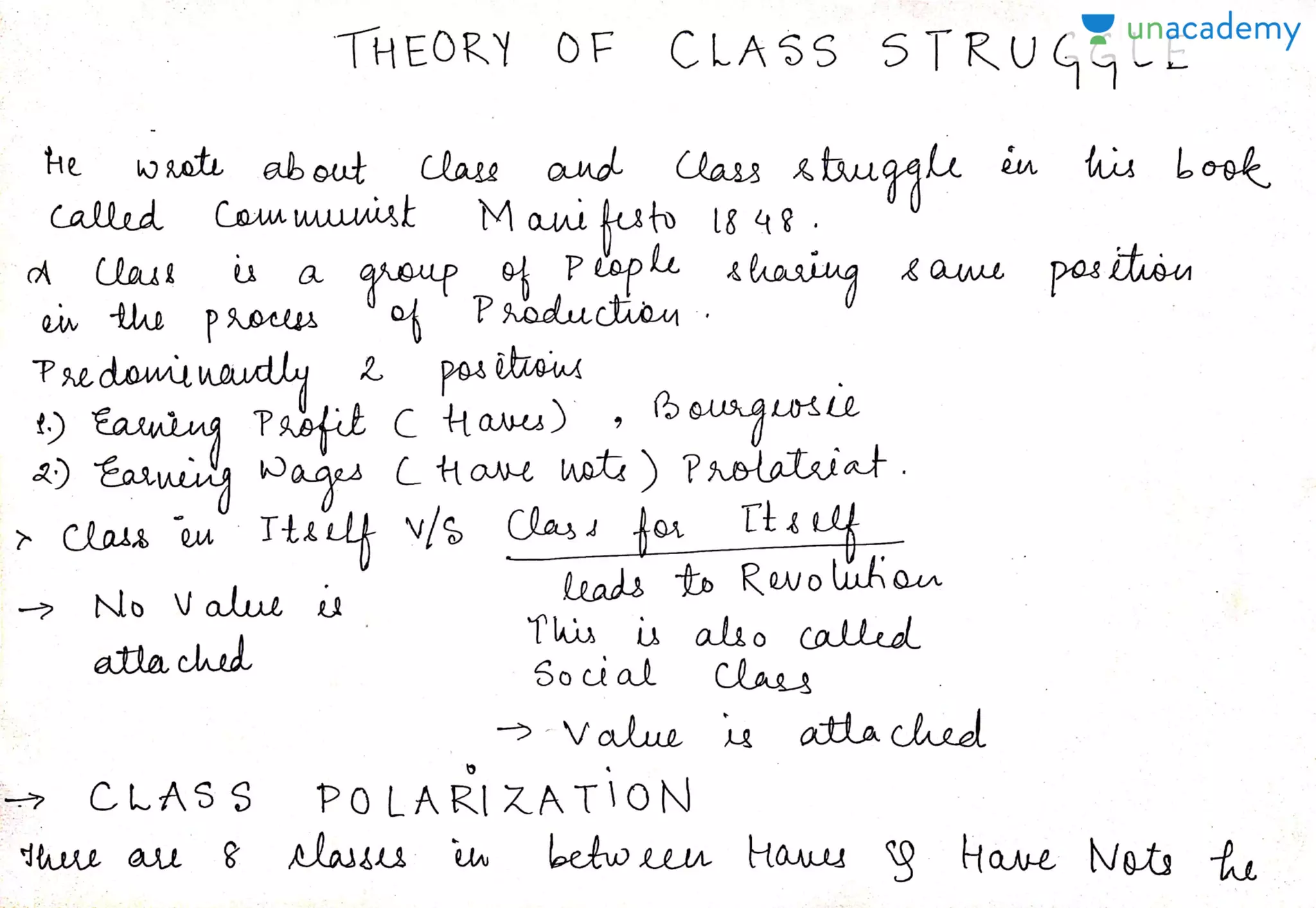 Class struggle karl marx | PPT