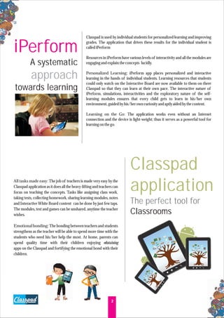 Classteacher's Classpad Educational Tablet Pc | PDF