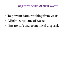 Bio-medical waste presentation | PPT