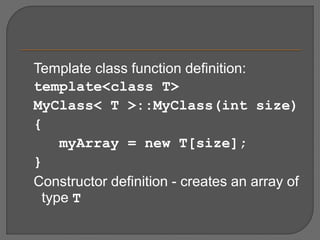 Class template | PPTX