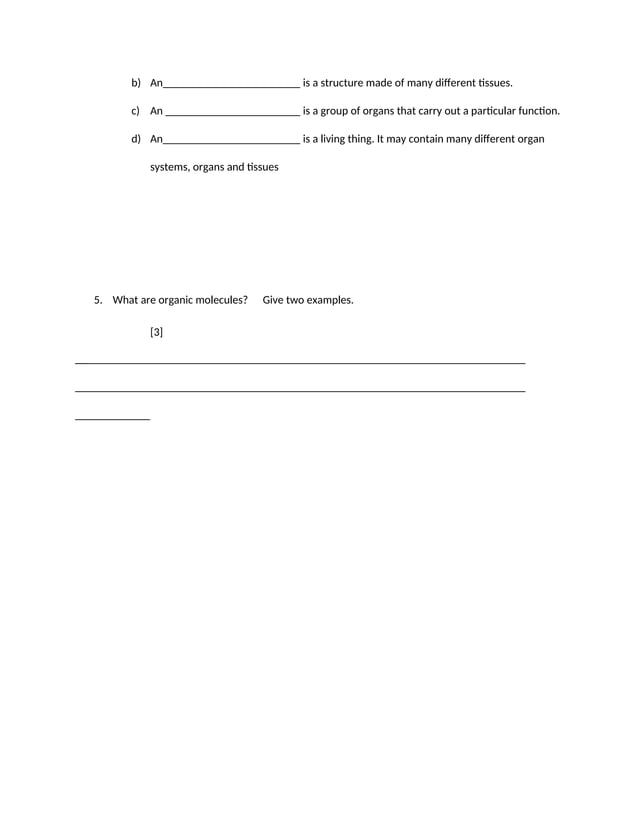 Class test 1-Features of living organisms and Cells.docx