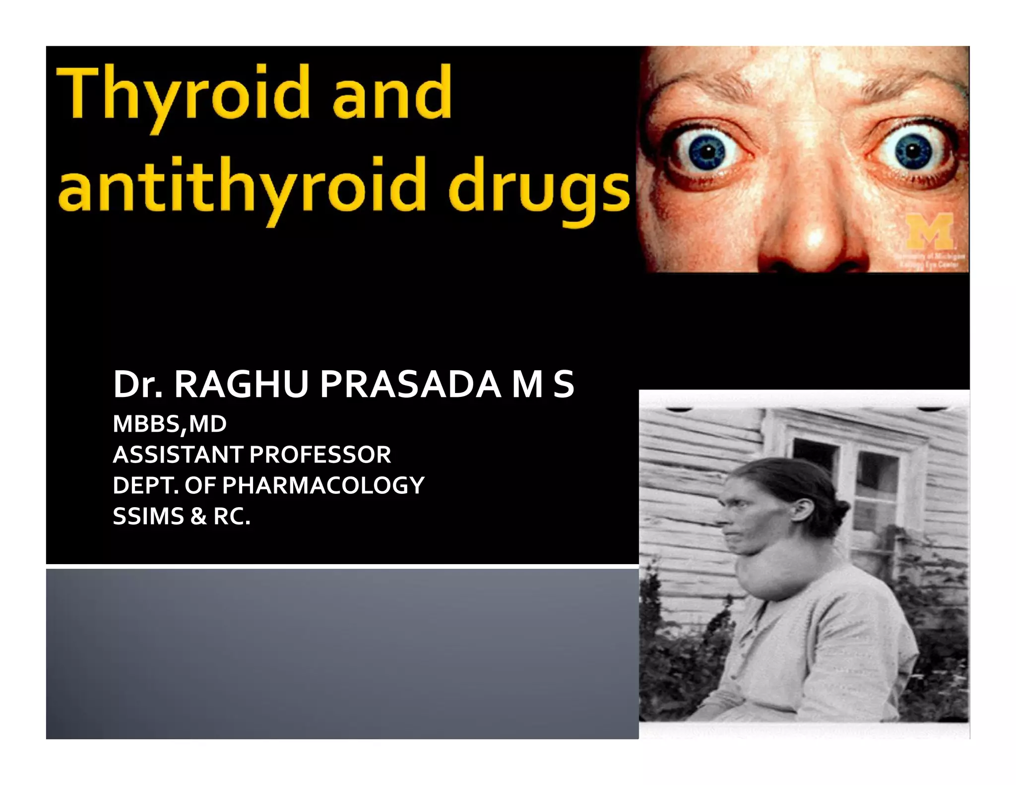 Class thyroid and antithyroid drugs | PDF