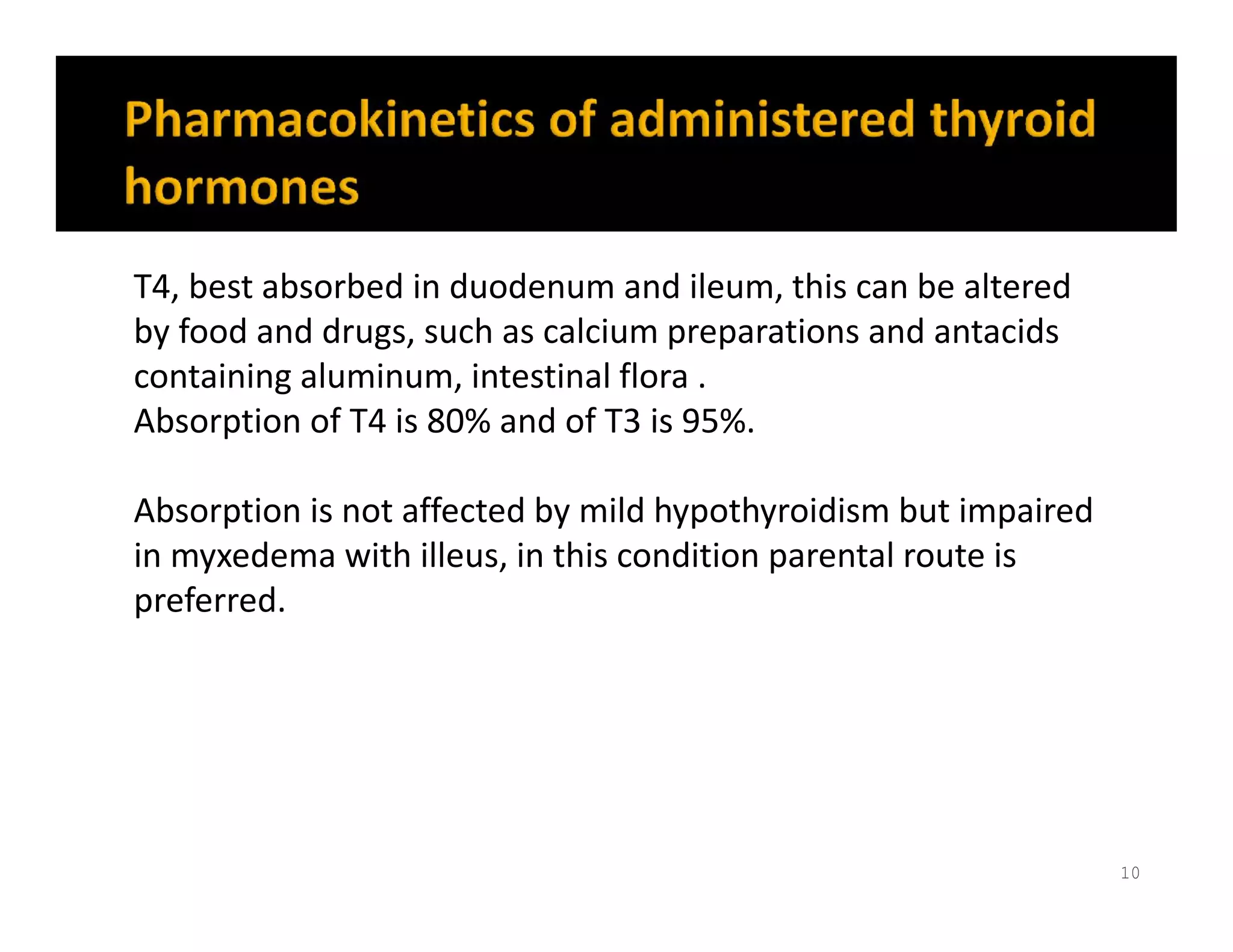 Class thyroid and antithyroid drugs | PDF