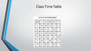 Class Timetable.ppsx