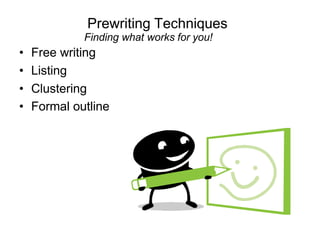 The Writing Process - Phases of Writing | PPT