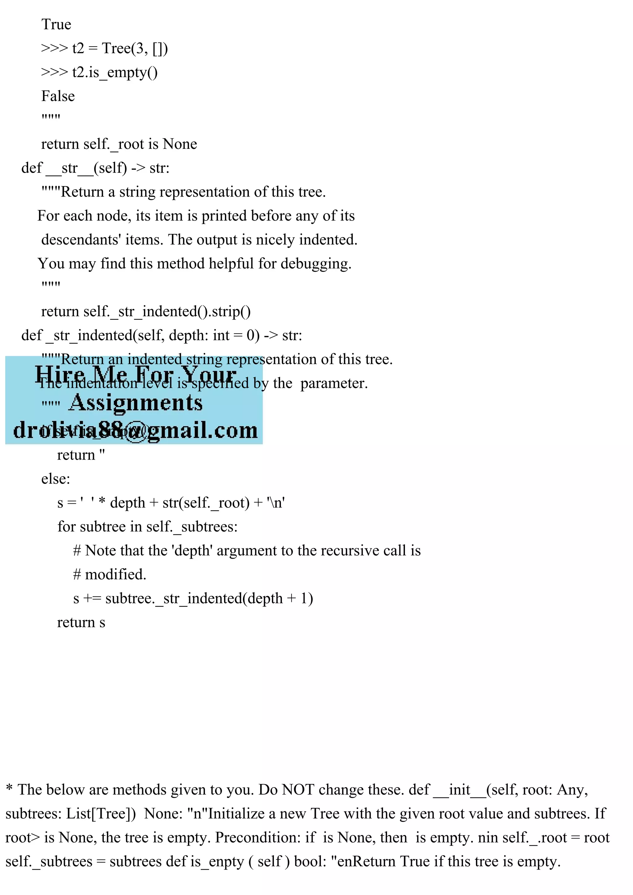 Class Tree A Recursive Tree Data Structure Note Th Pdf