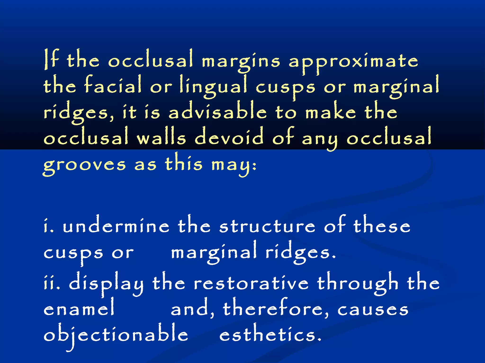 Class v amalgam cavity | PPT