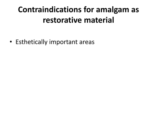 Class V and VI amalgam cavity preparations | PPTX