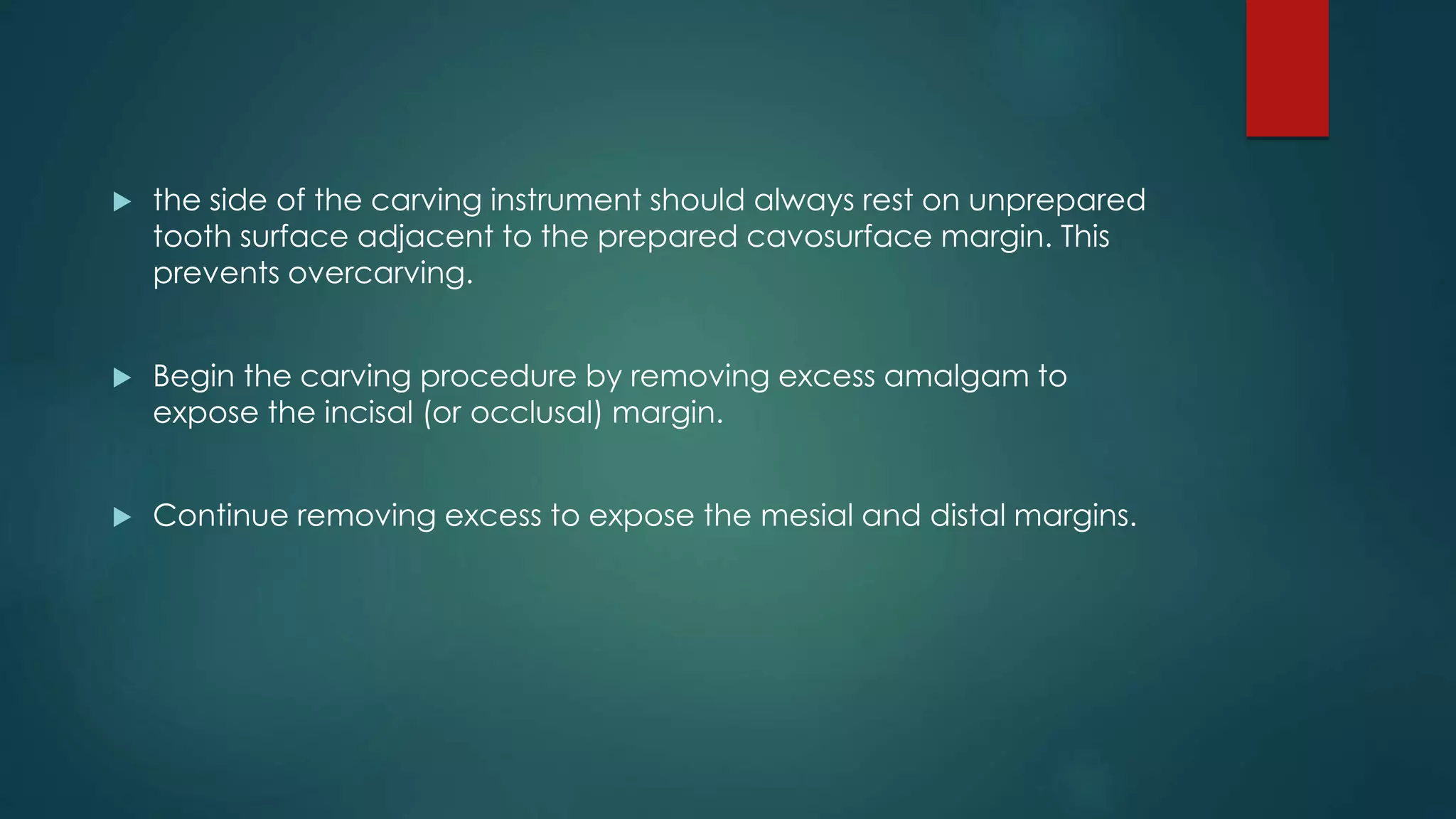 Class v tooth preparation for amalgam restorations | PPTX