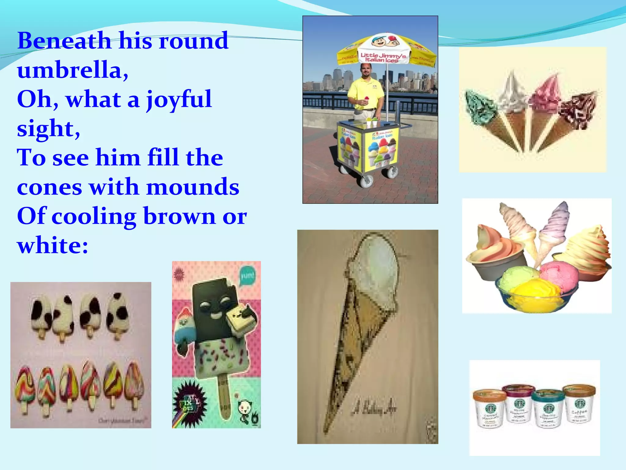 CLASS V ENGLISH ICE CREAM MAN | PPT