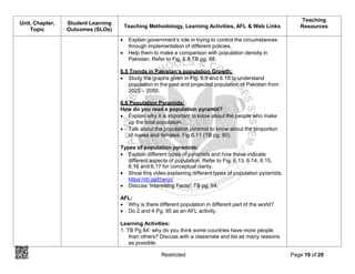 geography scheme of work army public school | PPT