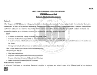 geography scheme of work army public school | PPT