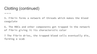 Class vii blood and circulation | PPTX