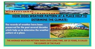 Class vii weather climate and adaptations of animals to climate- manju ...