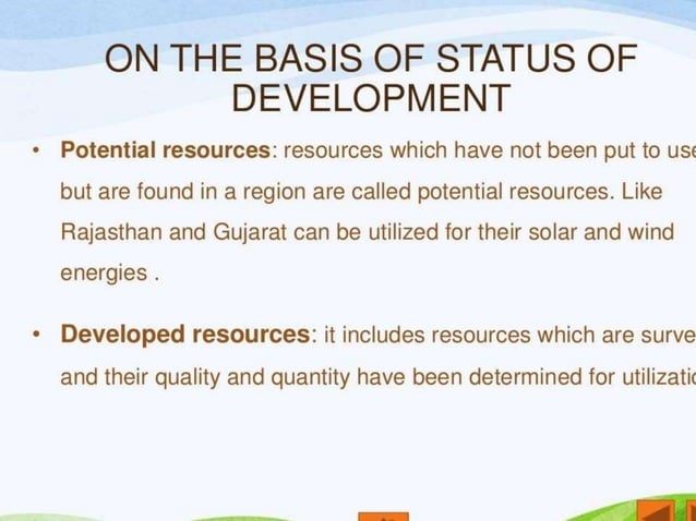 Class VIII - Geog.ppt resources and development | PPT
