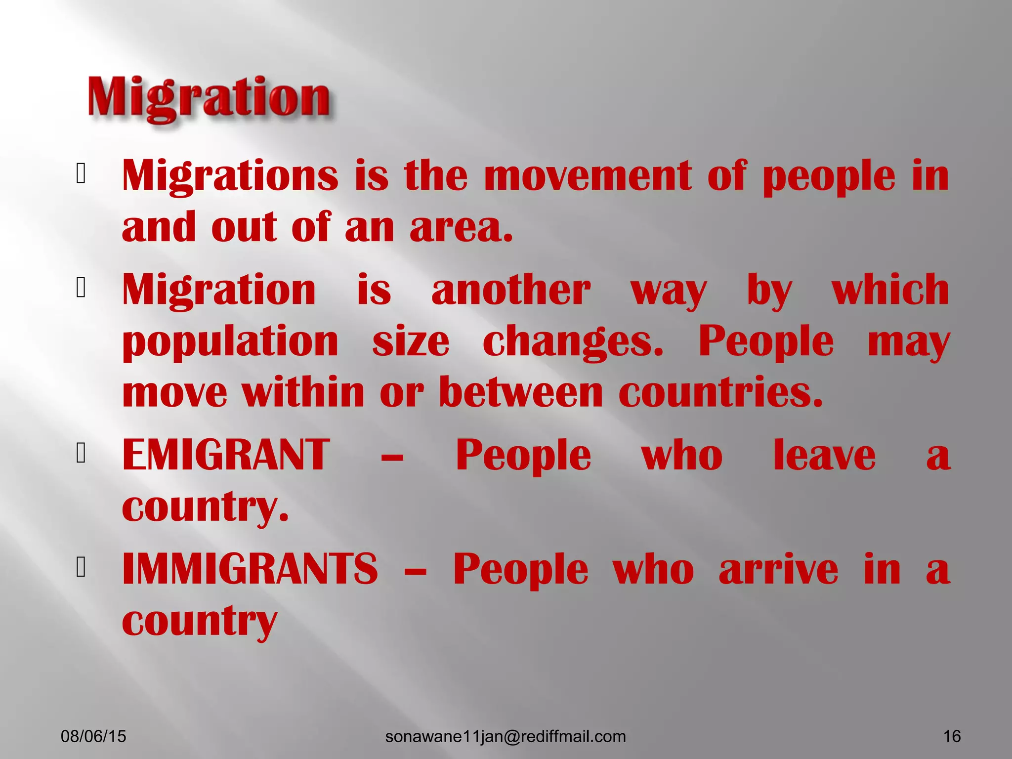 Class VIII Geography - 6 Human Resource | PPT