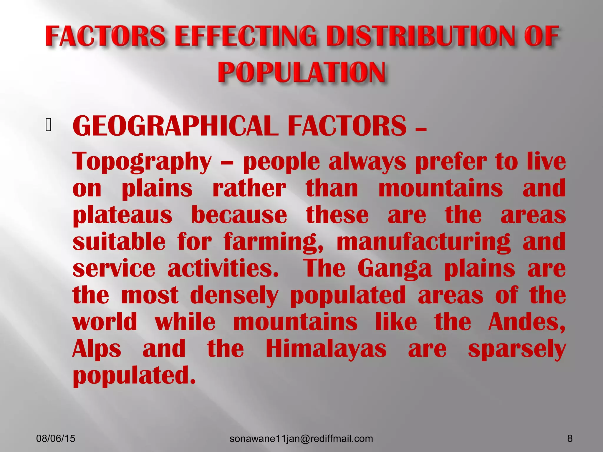 Class VIII Geography - 6 Human Resource | PPT