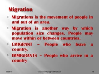 Class VIII Geography - 6 Human Resource | PPT