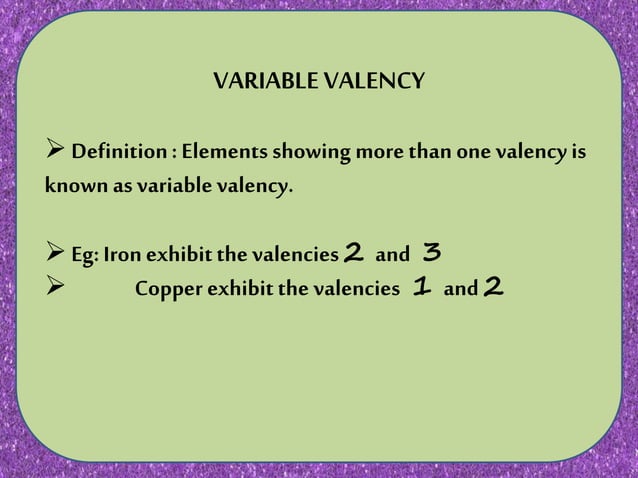 Class viii v3 chem-the language of chemistry(valency) | PPTX ...