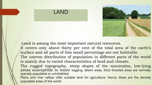 Class viii land soil-water-natural-vegetation-and-wildlife-resources | PPTX